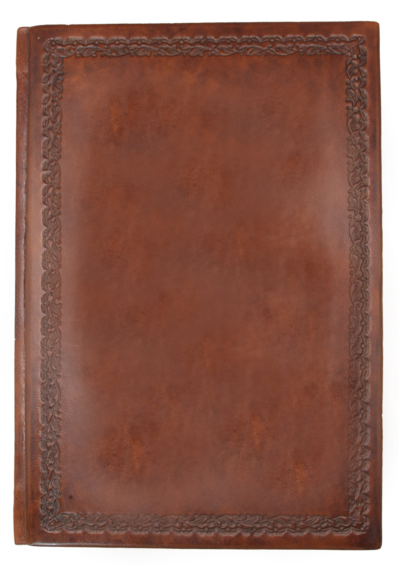 Ежедневник из натуральной кожи "Греческий" 15х22. Съёмная обложка. Коричневый.