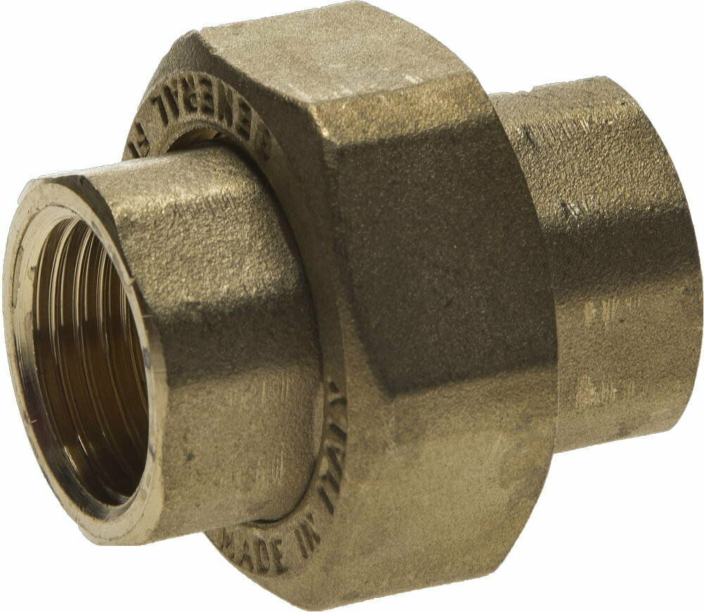 Соединитель с накидной гайкой GENERAL FITTINGS 1/2", гайка-гайка 51037-G/G-1/2