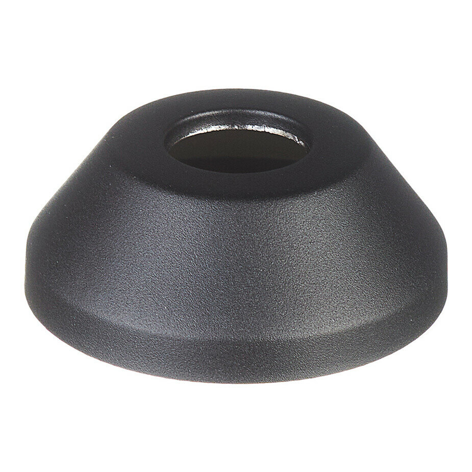 Отражатель декоративный для полотенцесушителя 3/4 d73 мм высокий черный