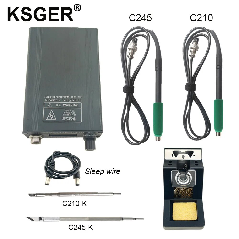 Паяльная станция KSGER C210 Set 5 для ремонта телефонов