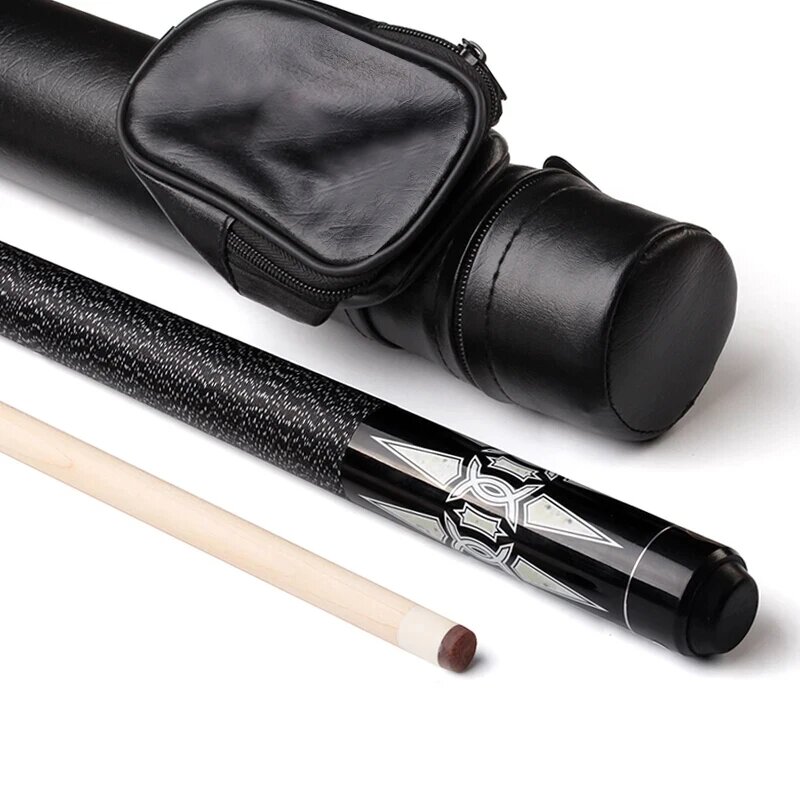 Бильярдный кий TY из клена с футляром 11,5 мм, black butt with case