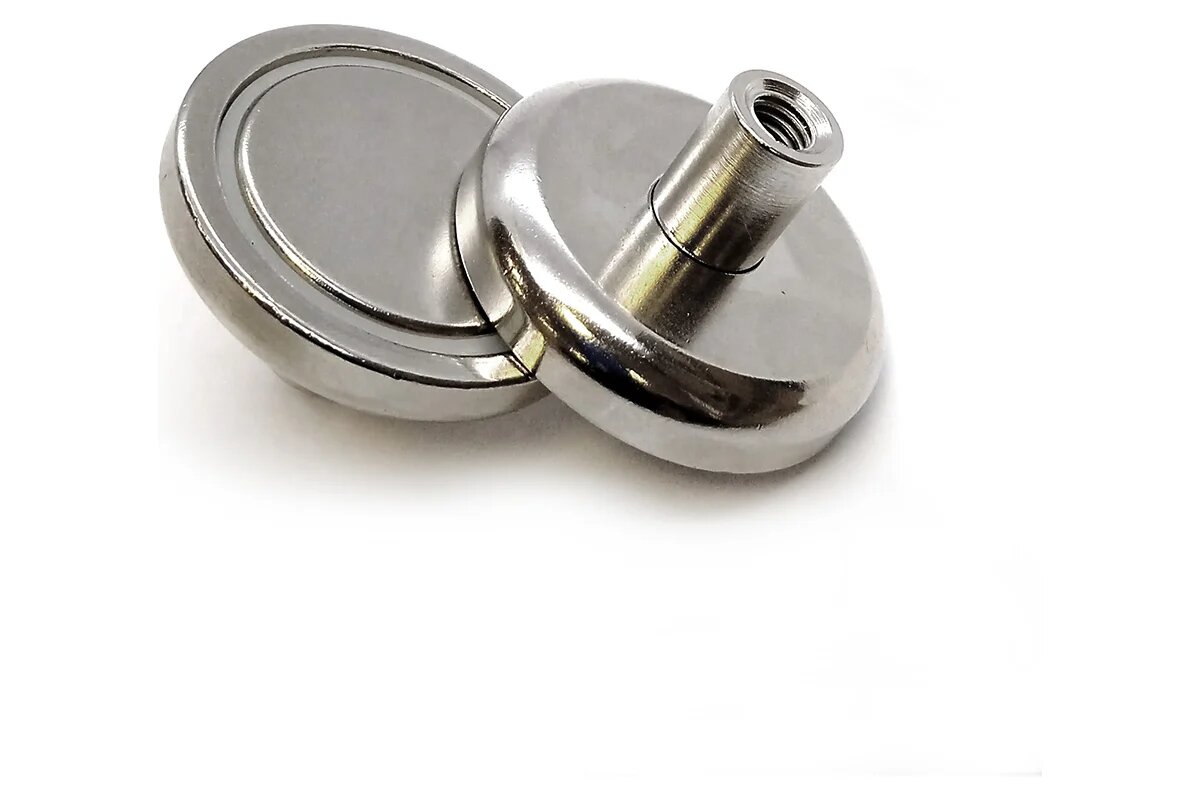 Проф-Магнит Магнитное крепление под болт, шуруп D36, сцепление 41 кг - 2 шт PMYP-D-36