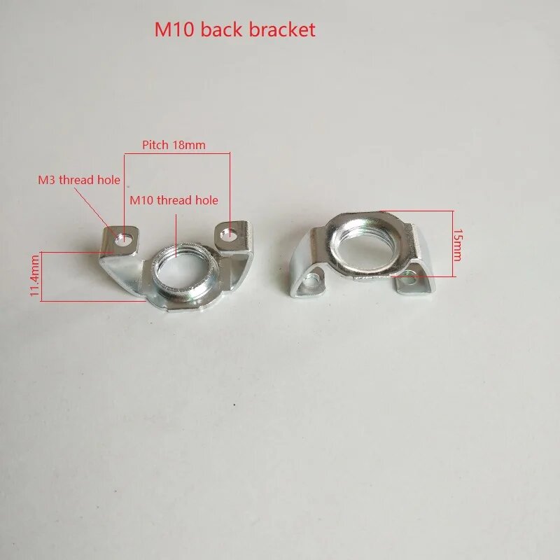 Керамический патрон для ламп E27 GU10 E14 M10 10 pieces, with M3X8 screw