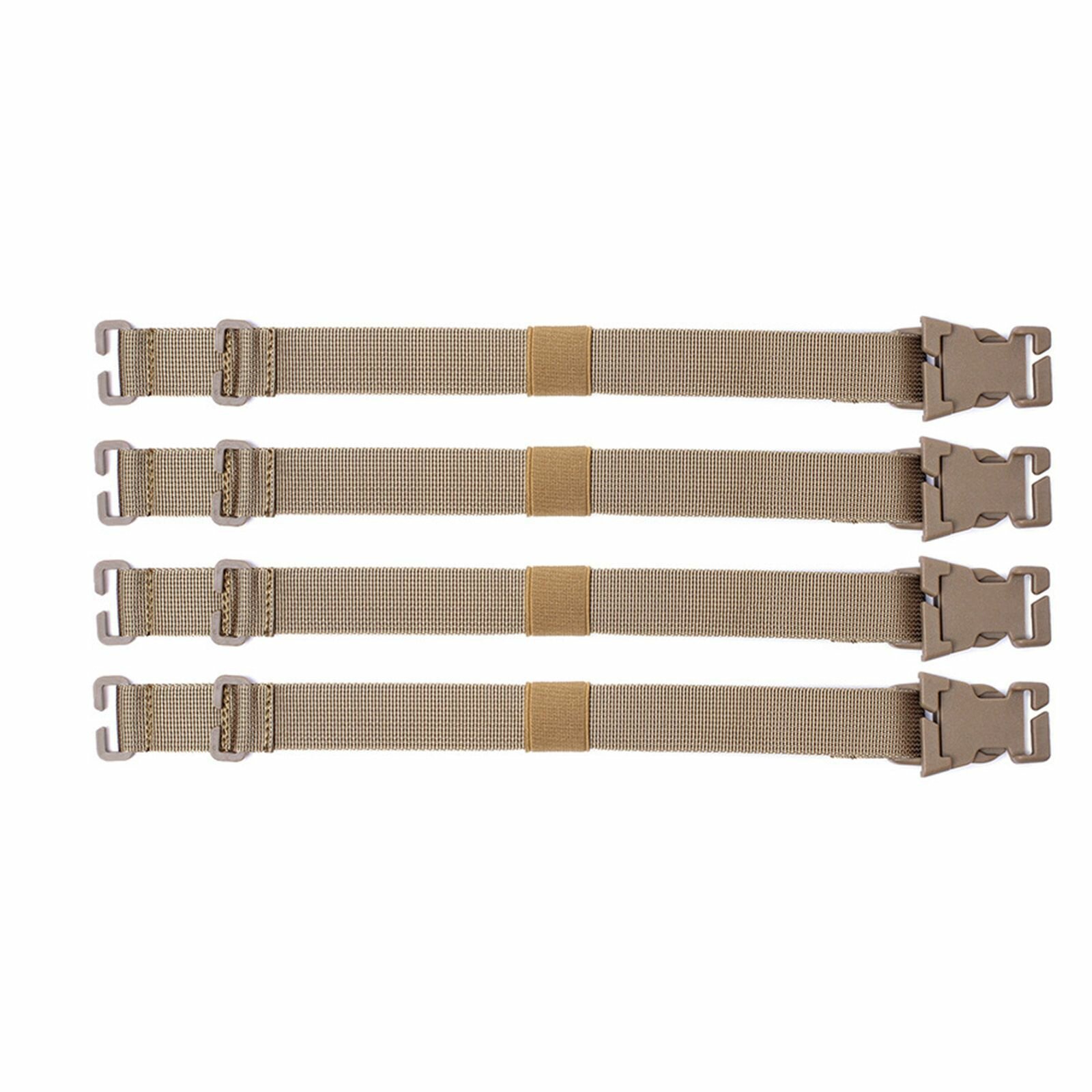 4 шт. расширяемые тактические ремни, нейлоновые лямки с пряжками, компрессионный аксессуар для рюкзака