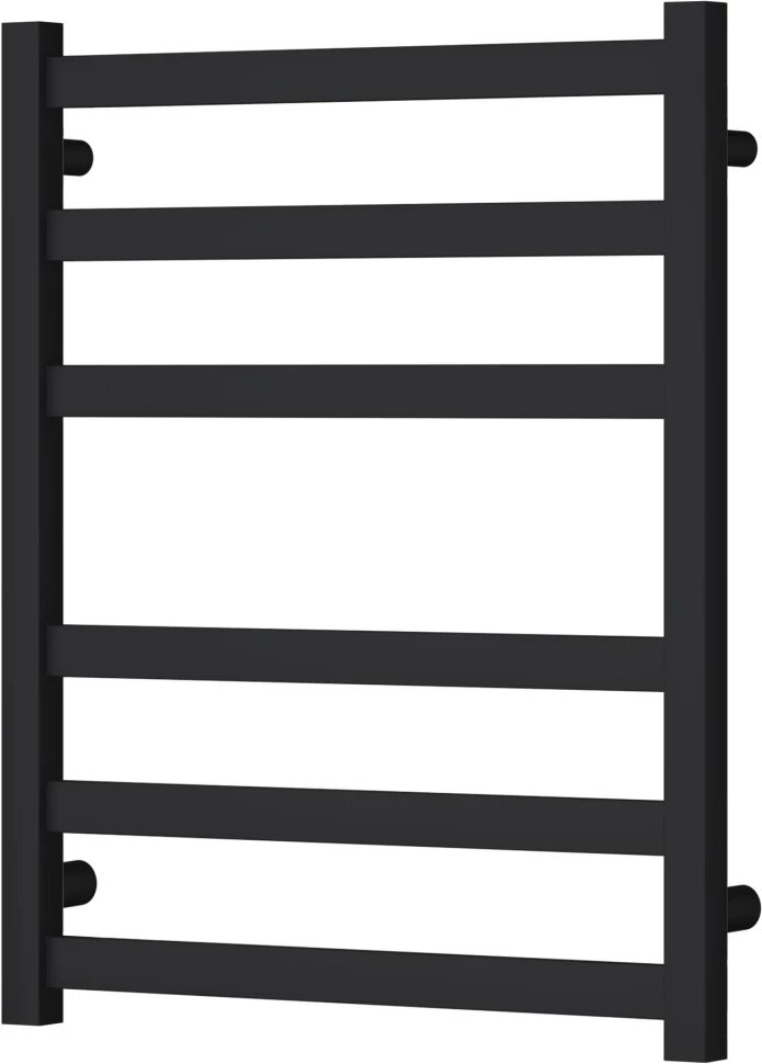 Полотенцесушитель водяной Point Меркурий П6 PN83156B 600x530, черный матовый