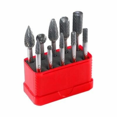 Набор твердосплавных борфрез по металлу 10 штук