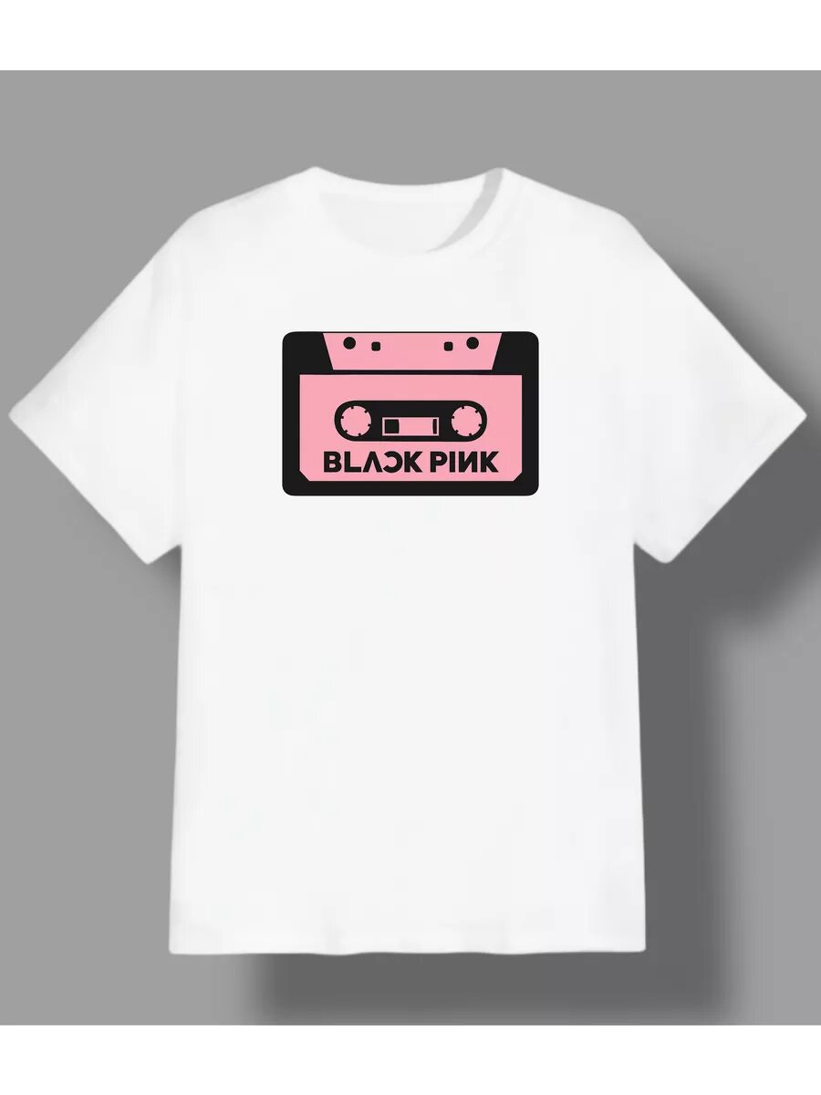 Футболка кассета блэк пинк