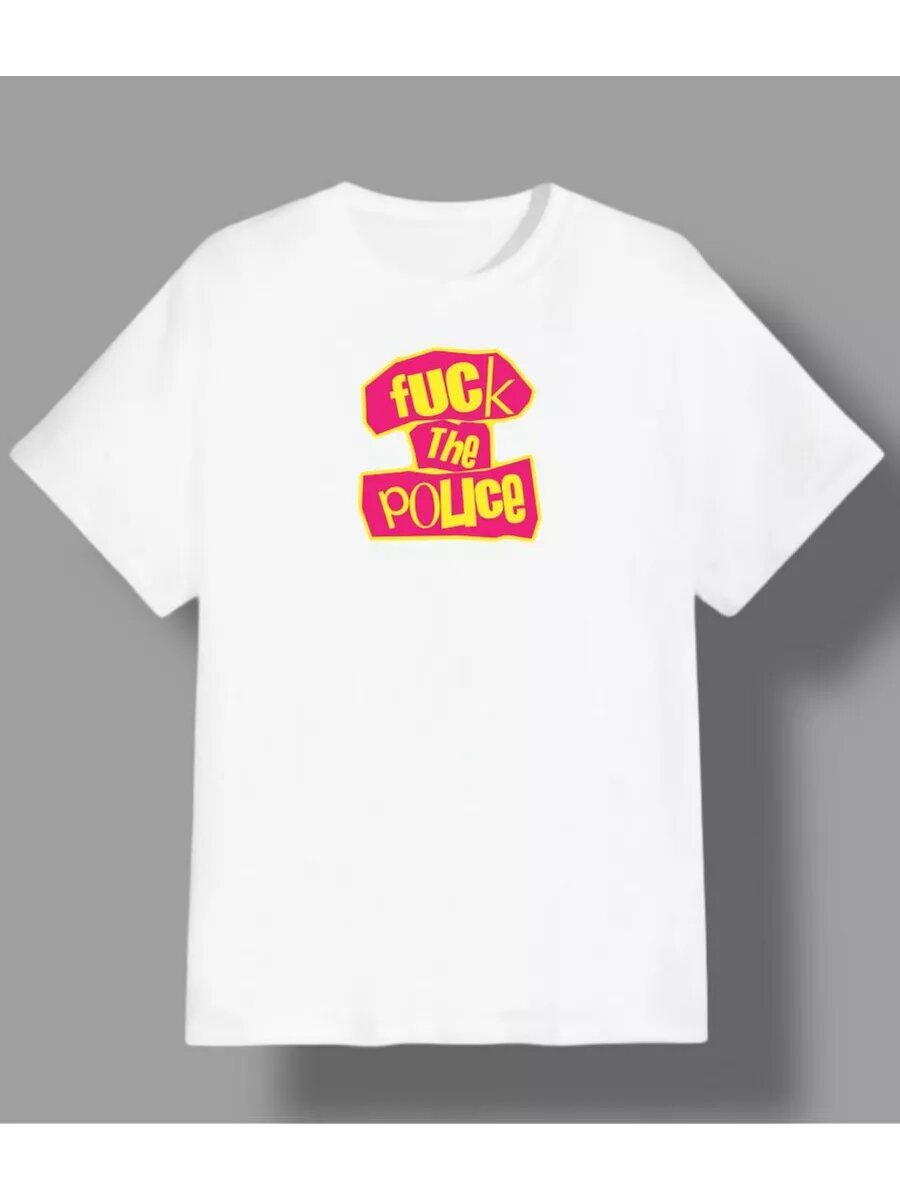 Футболка fuck the police