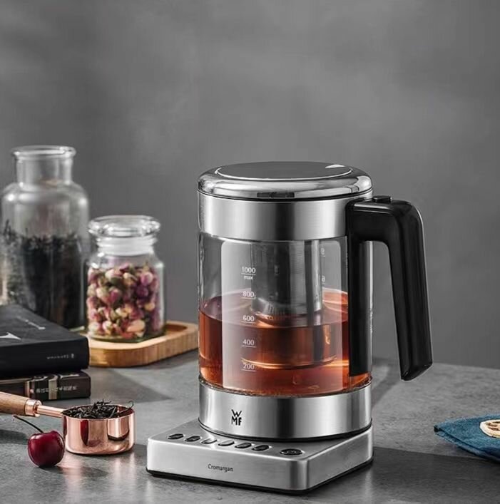 Электрочайник WMF Kitchen mini Vario, серебристый, 1 литр-SEDCV