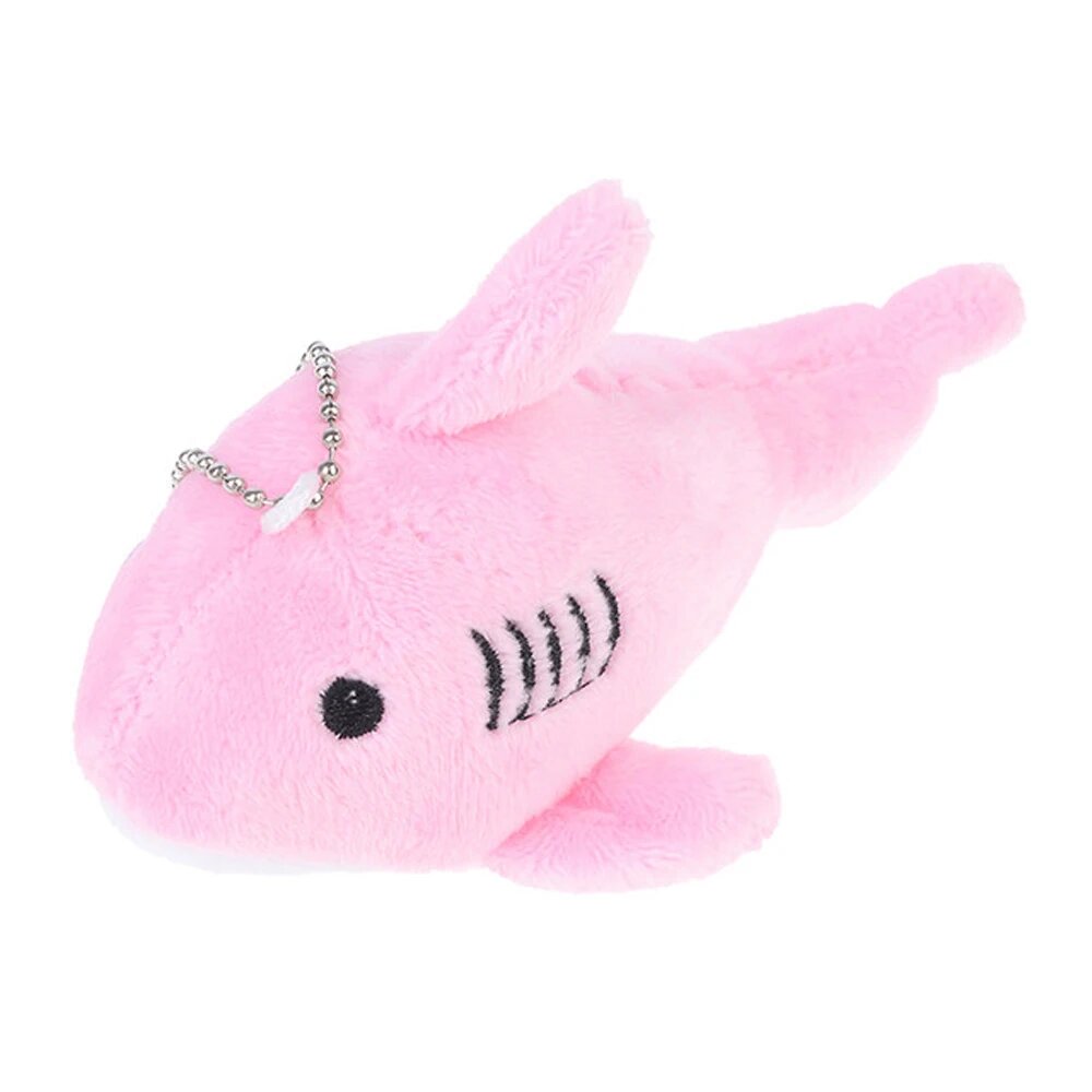 Плюшевый брелок акула 12 см Розовый, Pink