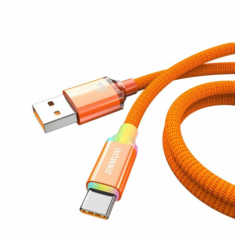 JINMUXI USB-C кабель 1м, оранжевый