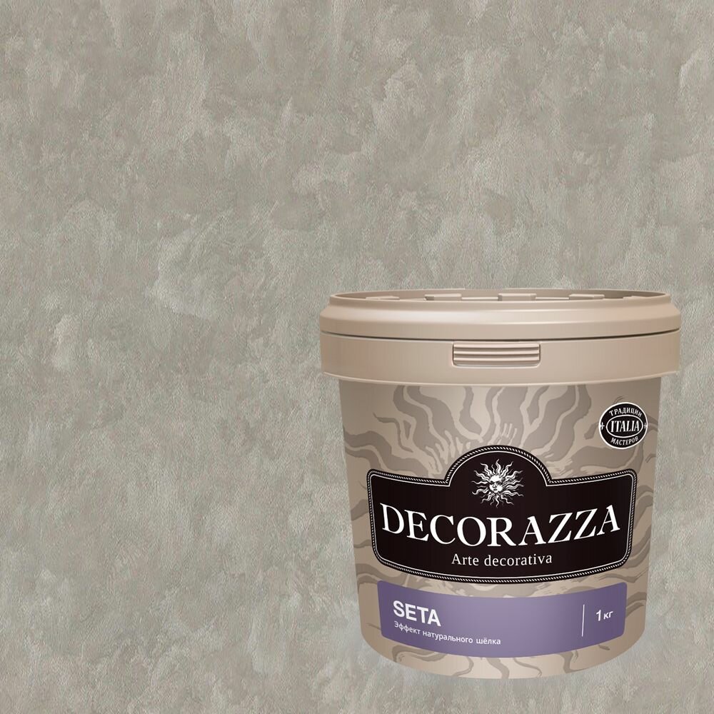 Декоративная штукатурка с эффектом натурального шелка Decorazza Seta (1кг) ST 11-60
