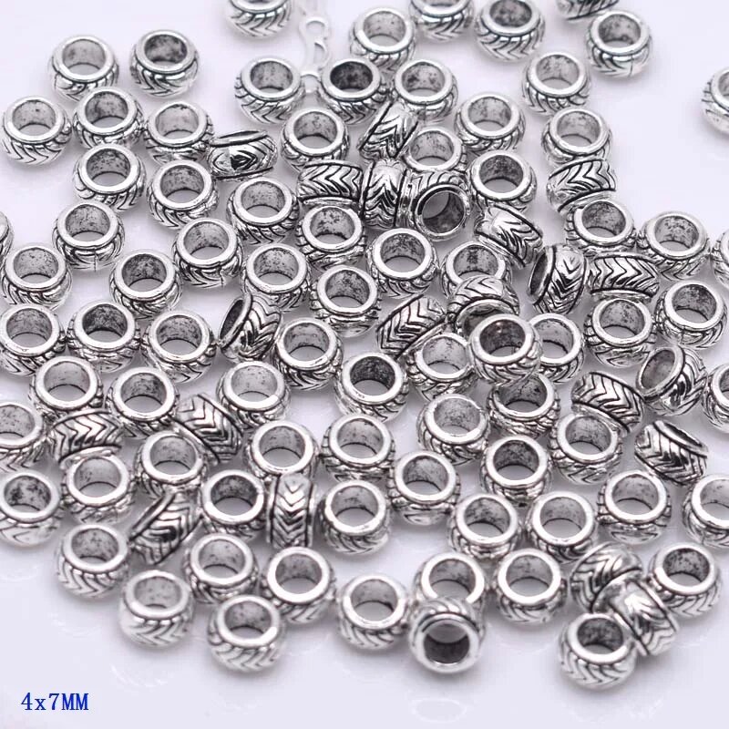 Бусины-разделители YanQi античное серебро 20/50 шт. HJ21 -20pcs