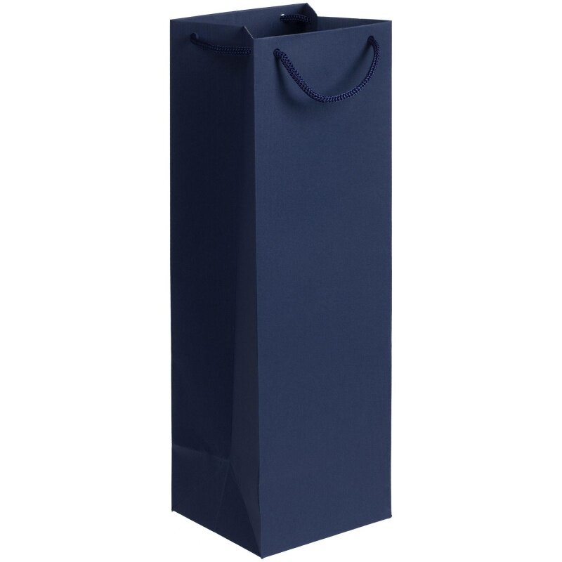 Пакет подарочный Проект 111 под бутылку Vindemia, цвет синий (75556.40)