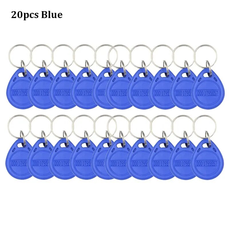 RFID-брелоки 125 кГц TK4100/EM4100 для контроля доступа 20PCS-Blue