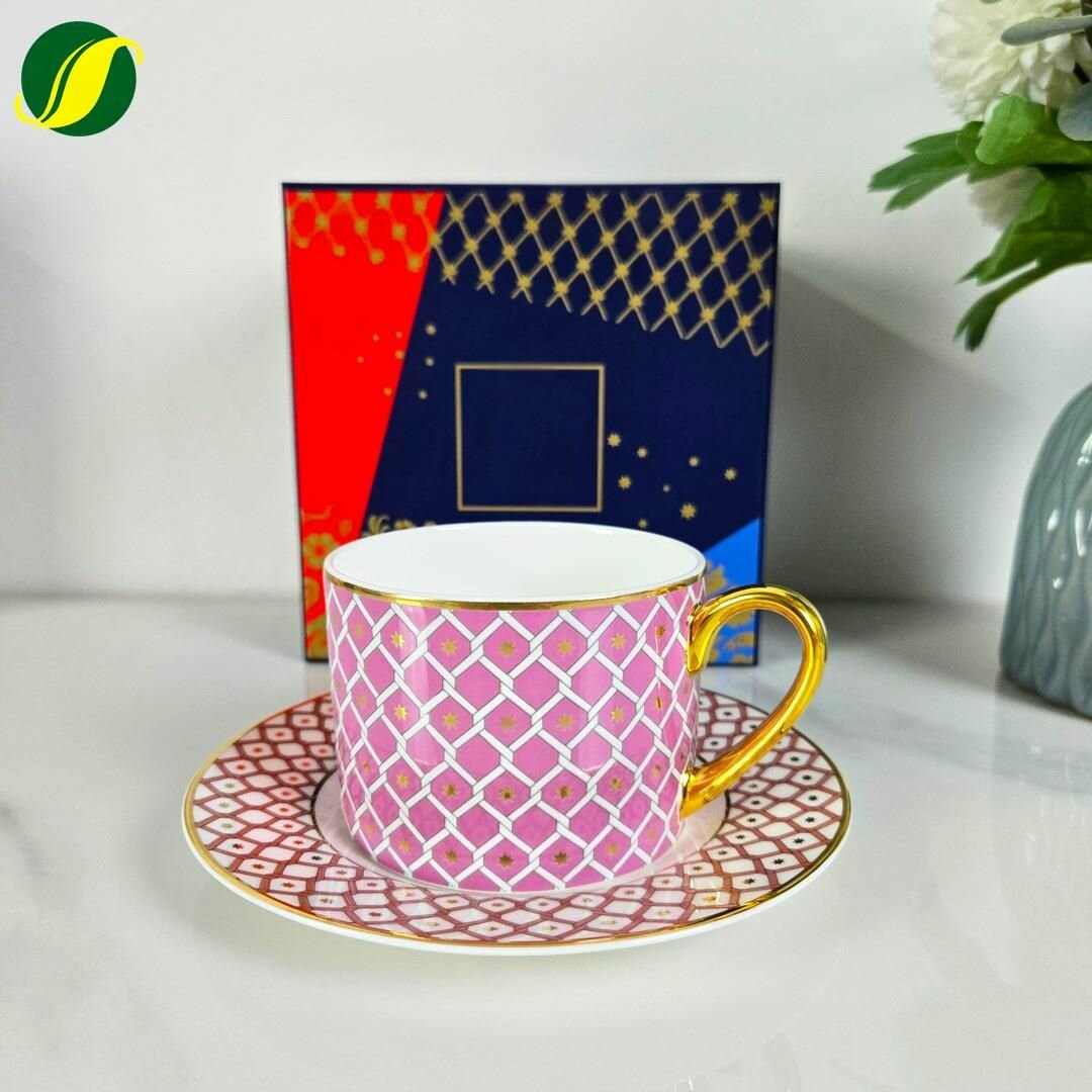 Императорский фарфоровый завод Набор чайный,1,250, розовый