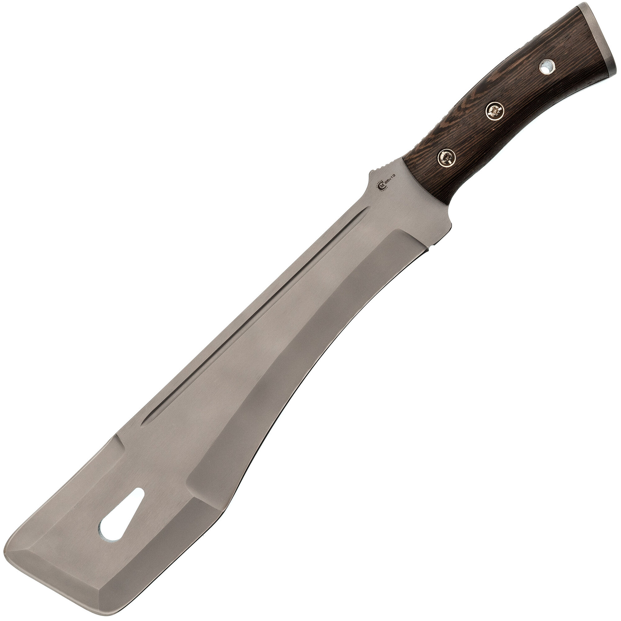 Мачете Мастерская Семина №2, сталь 65х13, рукоять венге