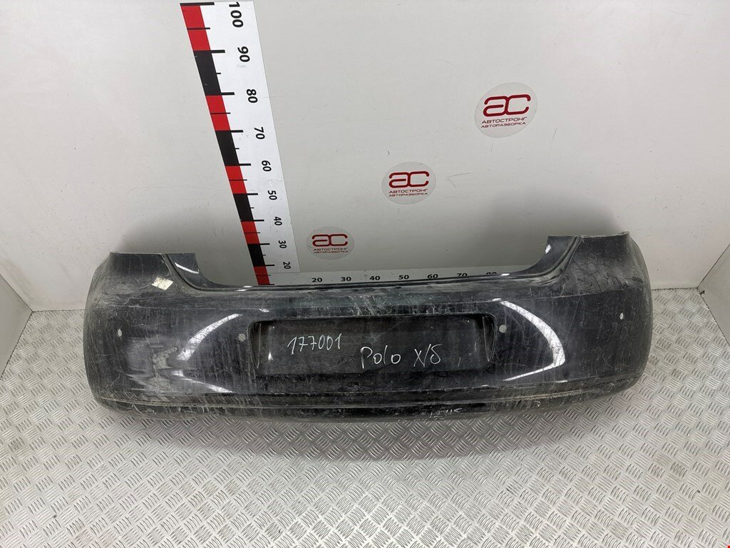 Бампер задний Volkswagen Polo 5 6R6807421BK арт. 2214998