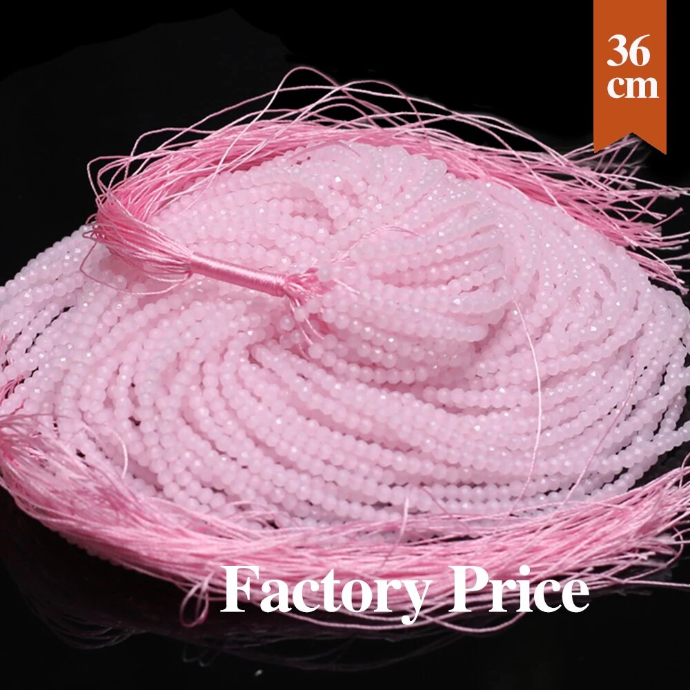 Бусины розовые шпинели натуральные 2мм 3мм 10 шт 2mm(about 1800pcs)