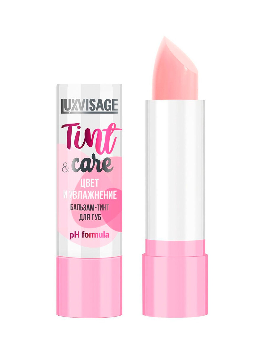 LuxVisage Бальзам-тинт для губ Tint & Care Цвет и увлажнение тон 01