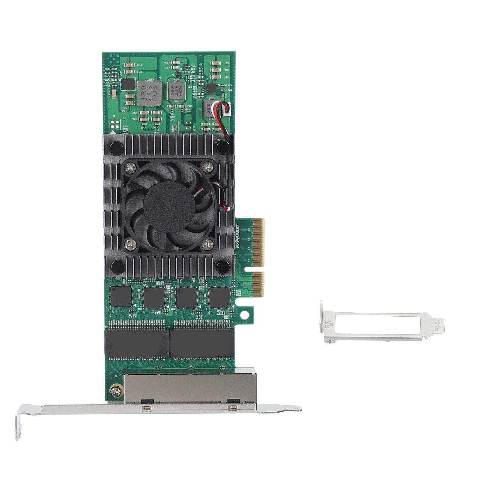 Сетевая карта PCIe с 4 портами 2.5 Гбит/с, чип I210, для ПК