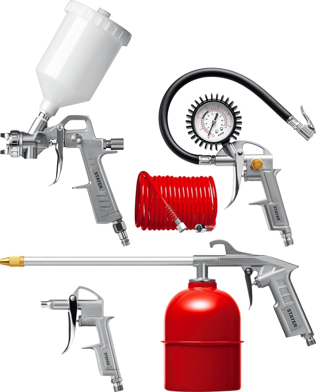 Универсальный набор пневмоинструмента STAYER 06488-H5_z01