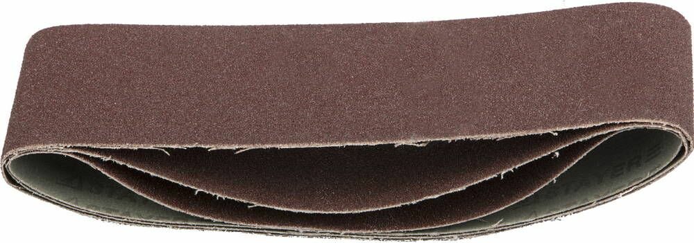 Лента шлифовальная STAYER P80, 75х457 мм, MASTER, 3 шт, для ЛШМ 35441-080