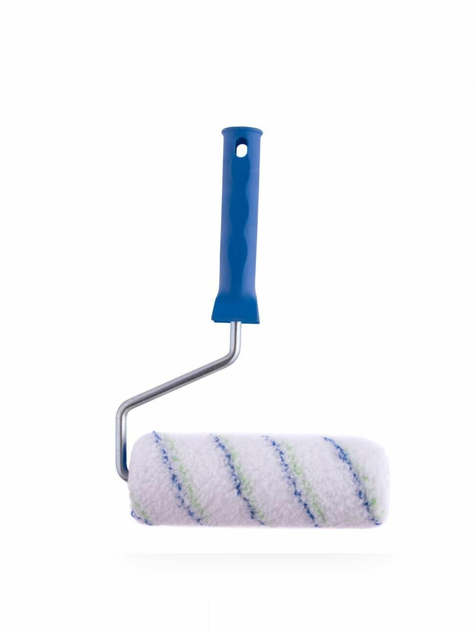 Валик "Водные краски", 180 мм, ворс 12 мм, D 48 мм, D ручки 8 мм, полиэстер Сибртех 80136