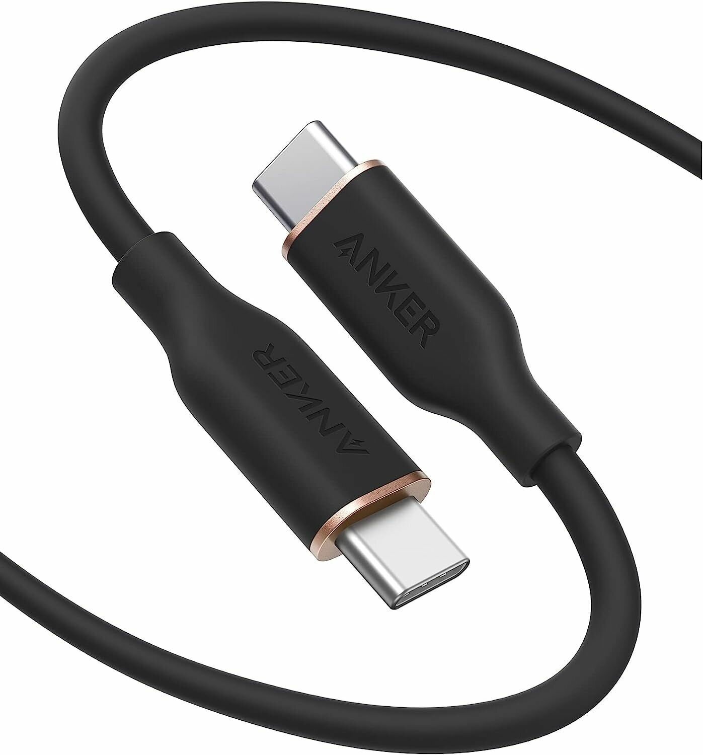 Кабель для зарядки Anker PowerLine III Flow USB-C to USB-C PD 240W 0.9м. - Black