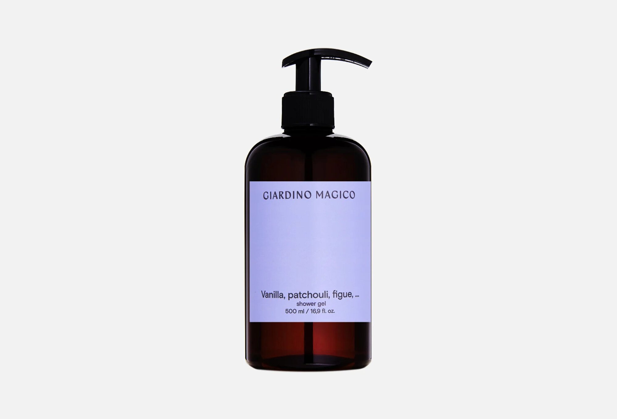 Гель для душа Giardino Magico "Vanilla, patchouli, figue", увлажняющий, 500 мл