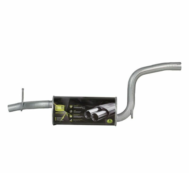 Глушитель для а/м Ford Focus II (05-) 1.6Ti/1.8i/2.0i осн. (алюм. сталь) (EMM 1002)