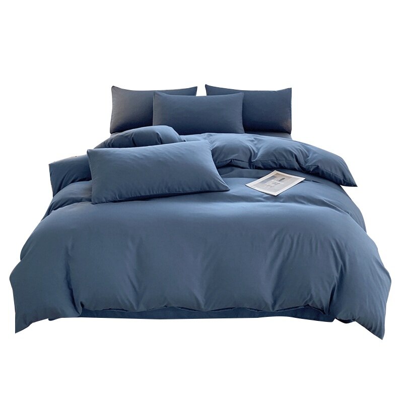Набор постельного белья JUNAI цвет bentley blue-monochrome, 1.5m bed four-piece set [quilt cover 150*200cm] EU