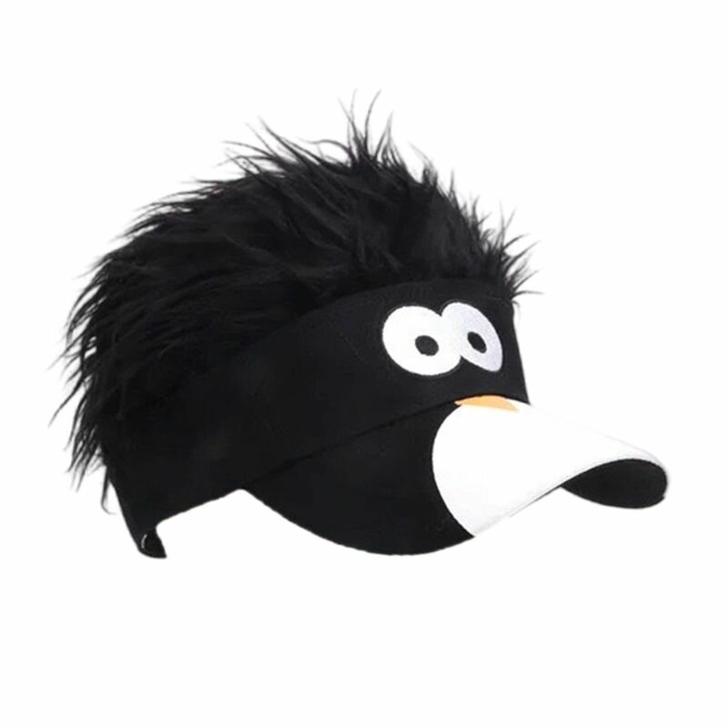 Новая бейсболка-парик для родителей и детей-черная стабилизирующая