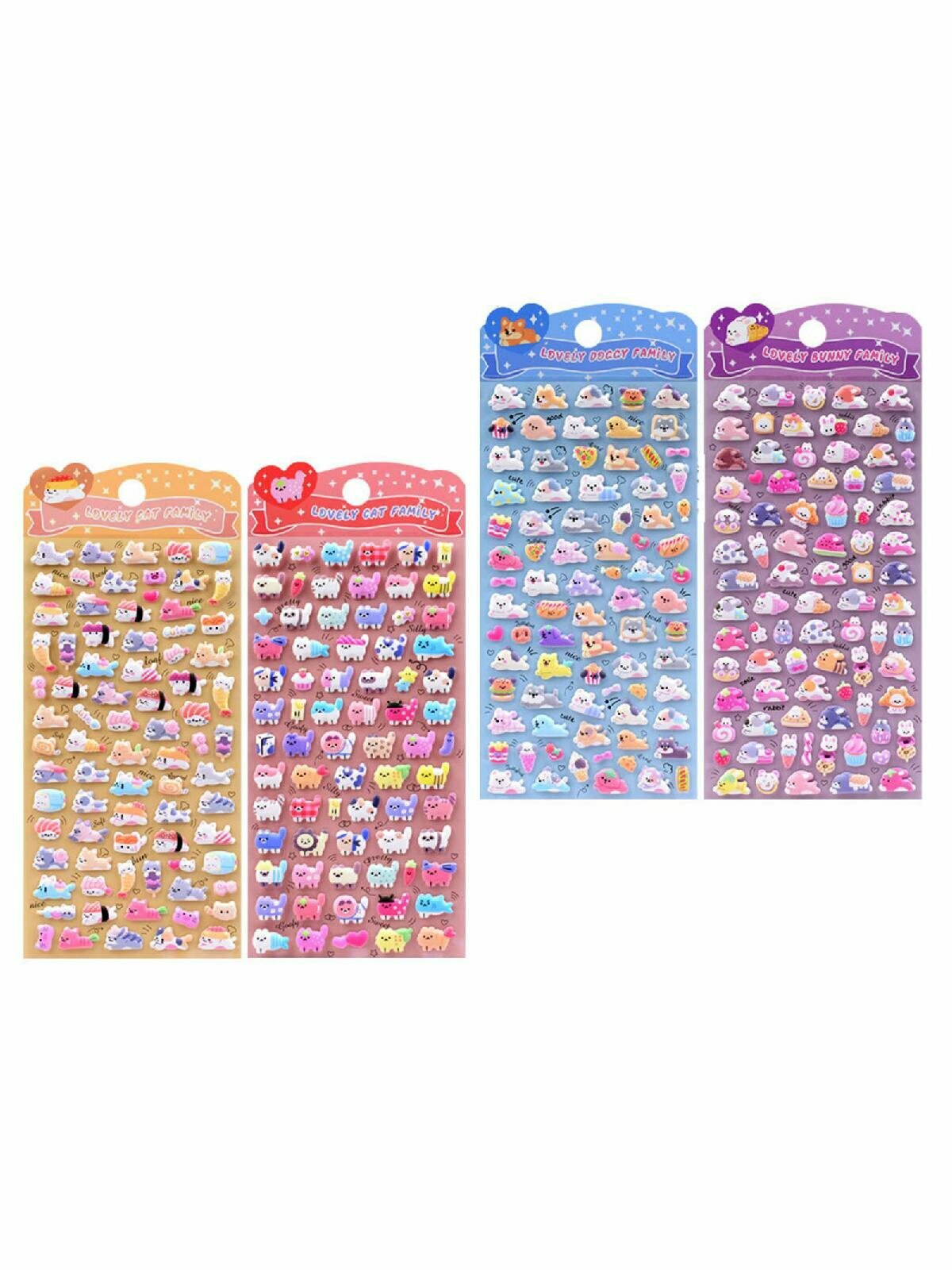 Детская наклейка с 3D дизайном, наклейка для мальчиков и девочек, многоразовая крошечная наклейка