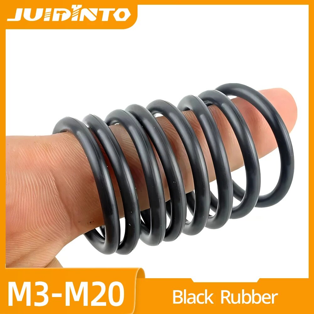 Нитриловые уплотнительные кольца O-Ring 3-60 мм, черные OD 20mm (10Pcs), 3mm