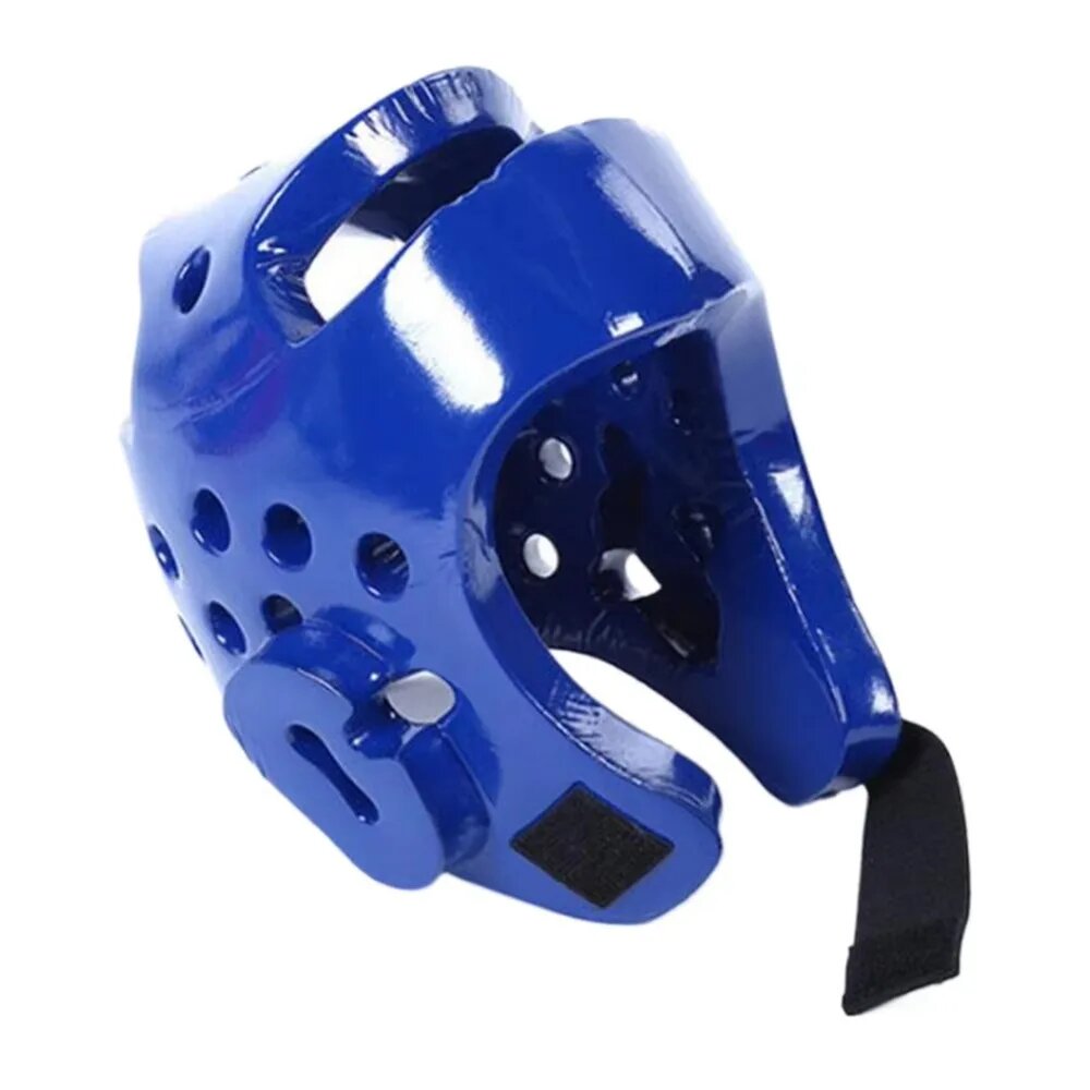 Шлем для тхэквондо Red/Blue, PU, S/M/L Синий, M, Синий, Blue