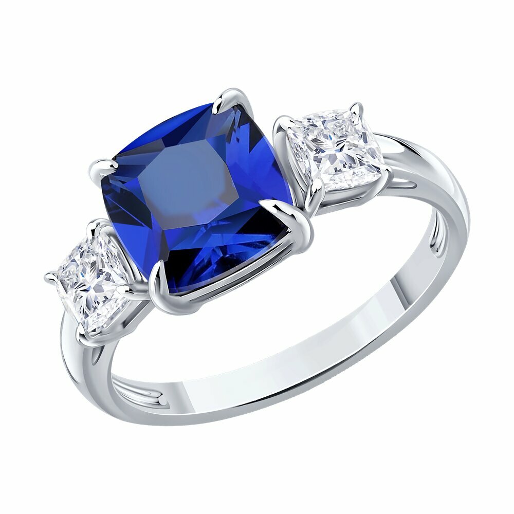 Кольцо, белое золото, 585 проба