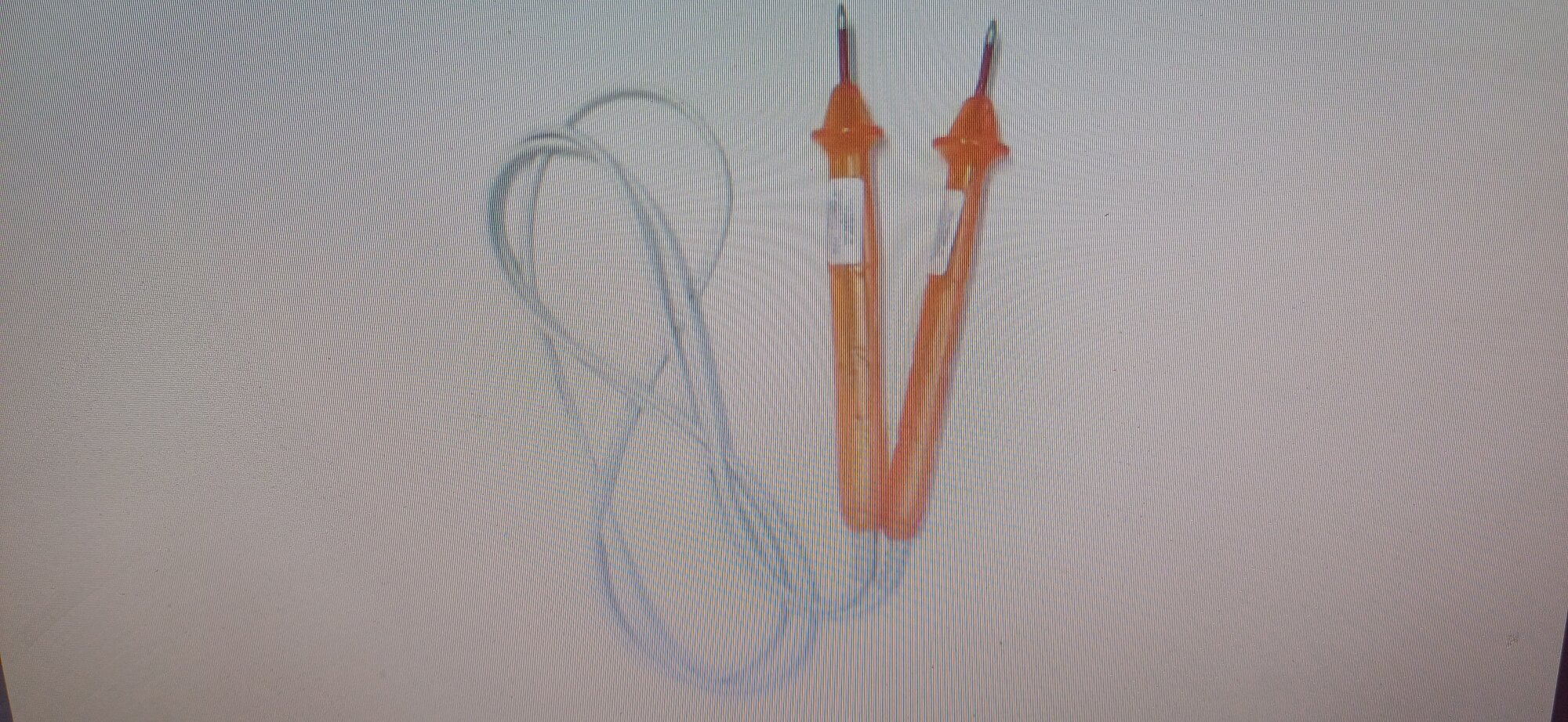 Указатель напряжения Антиток УНН-1Д, двухполюсный, гибкий провод, жёлтый