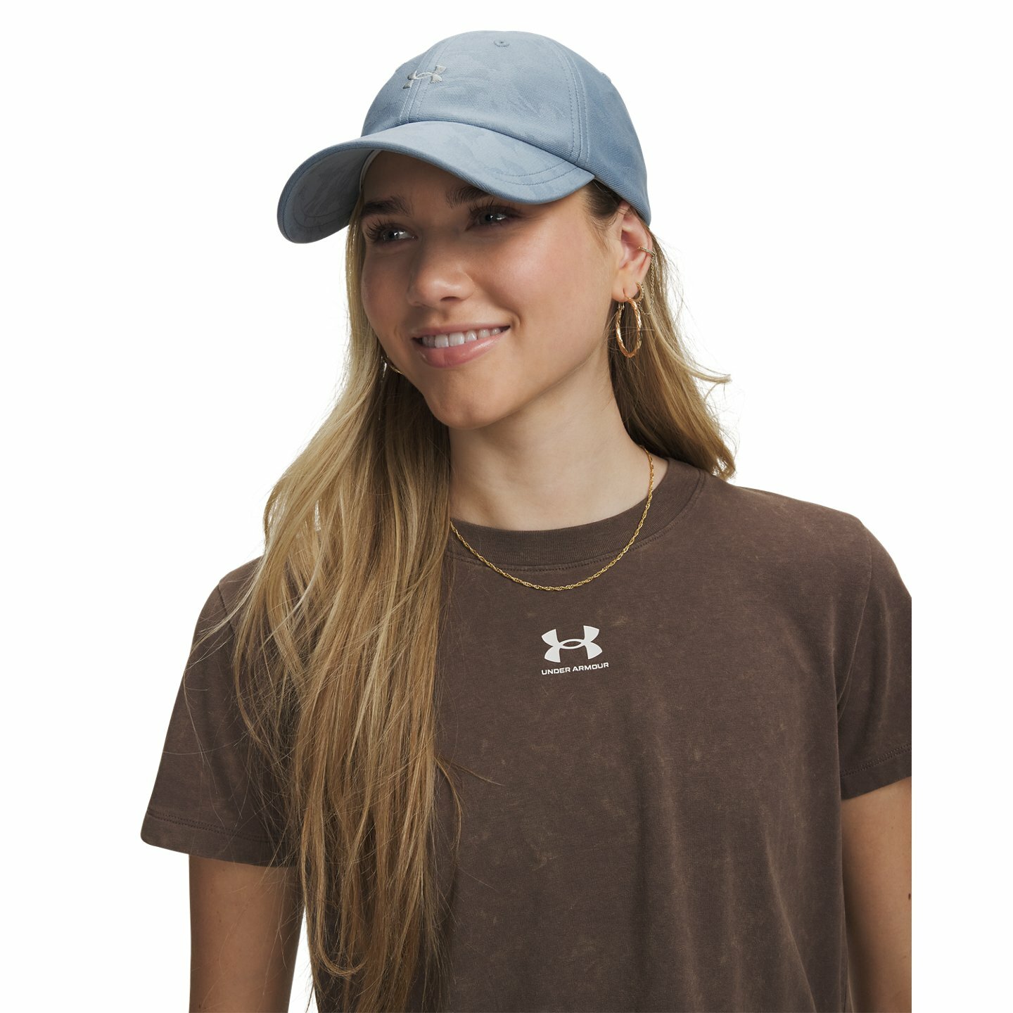 Бейсболка Under Armour для женщин, размер Один размер, синий — фото 1