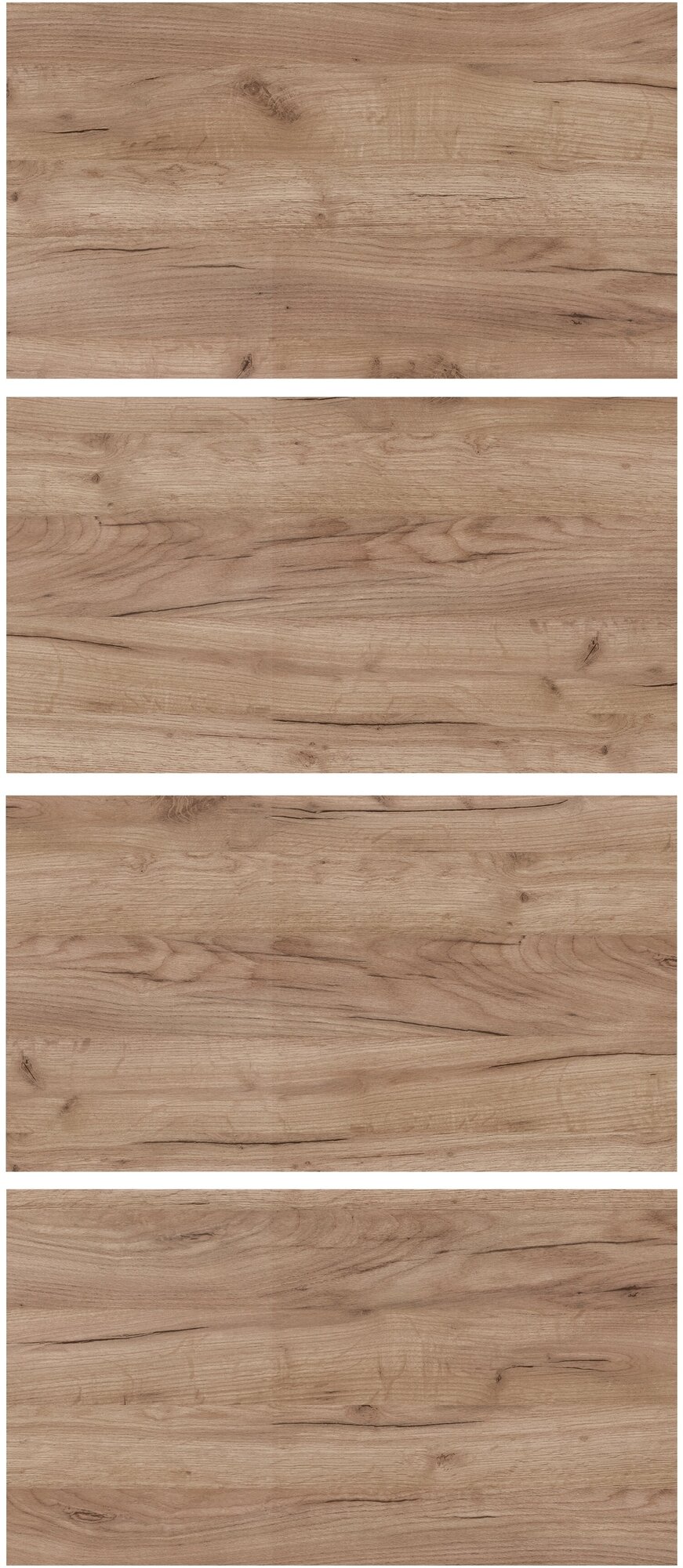 Комплект вставок для раздвижных дверей Hoff Оскар, цвет дуб табачный крафт