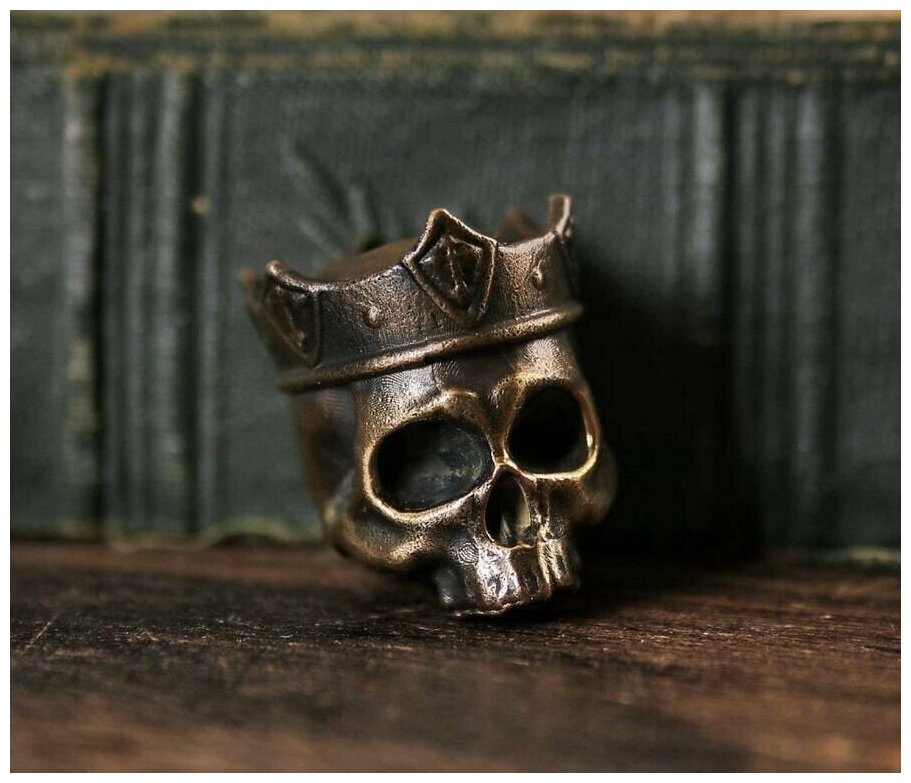 Череп - Зомби - Скелетон - Король - Король Мертвых - Король Гор - Властелин Колец - Фильм - Брелок - Бусина на Темляк - Темлячная Бусина - Фигурка