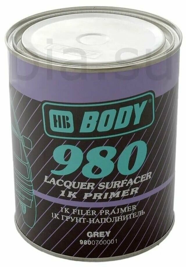 Грунт серый BODY 980, 1кг 9800700001