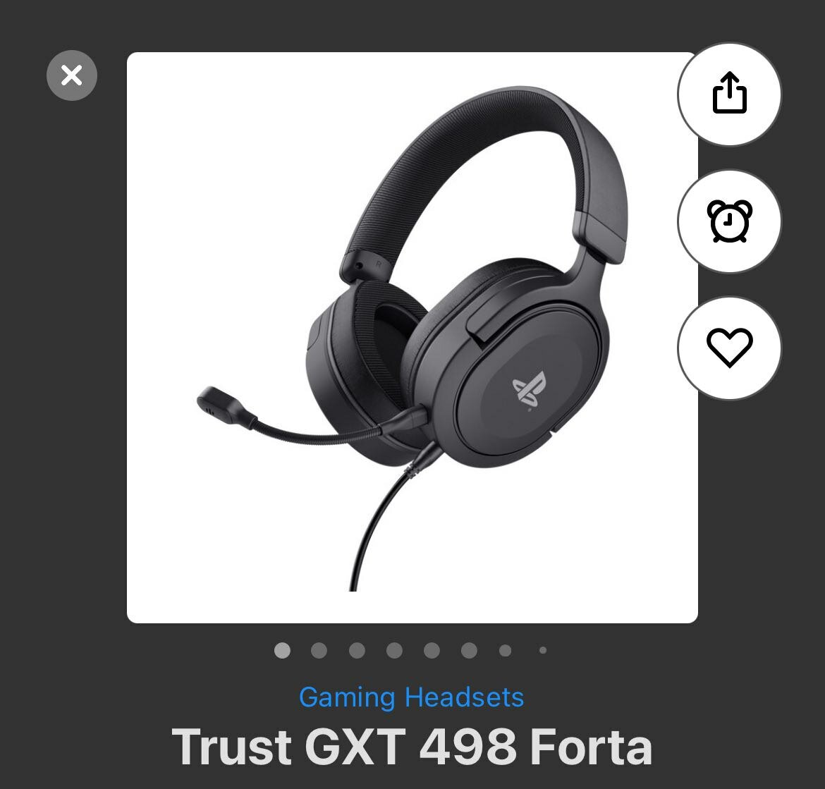Наушники проводные Forta GXT498