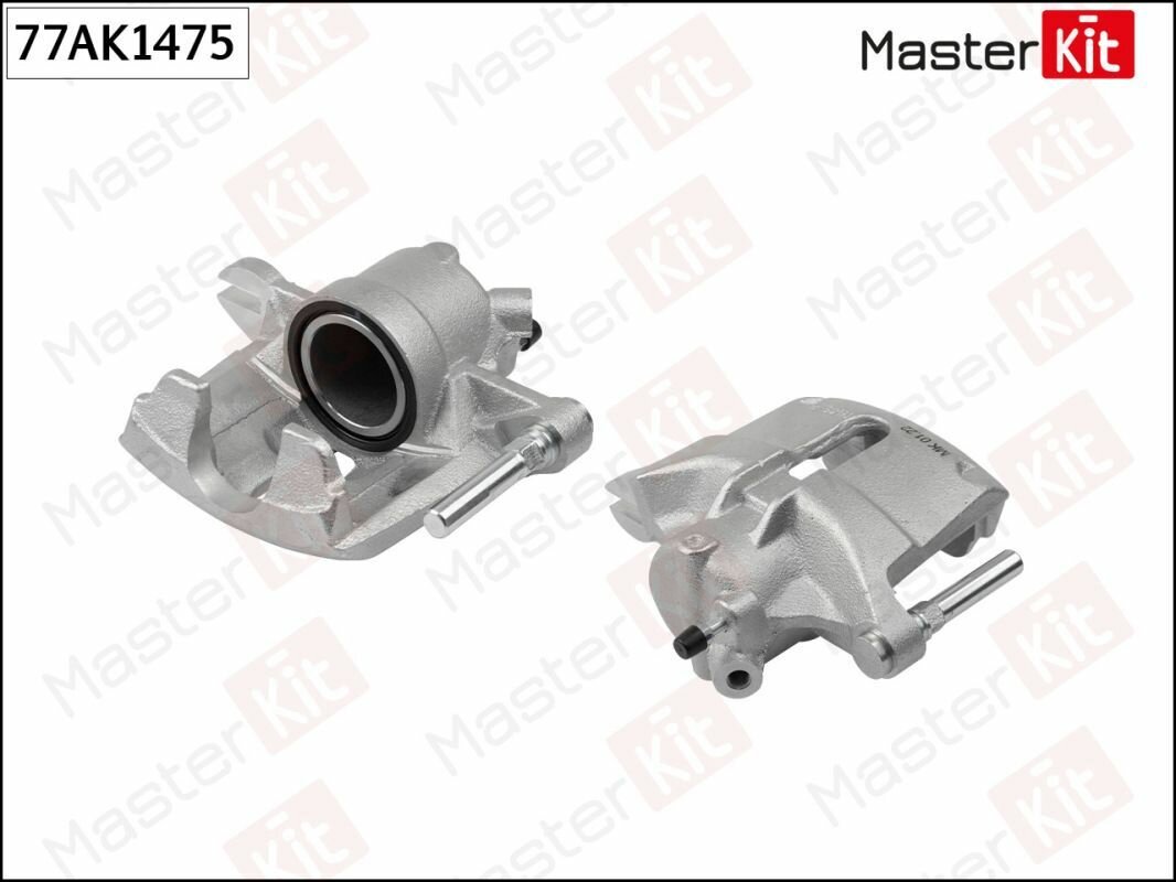 Тормозной суппорт передний правый Nissan MICRA 3 2003 - 10, Renault KANGOO 1997 -, Renault SYMBOL 1998 - MasterKit арт. 77AK1475