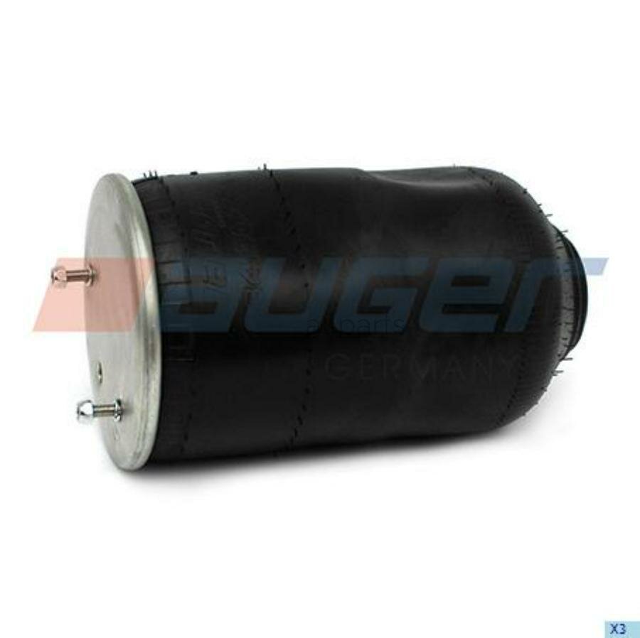 AUGER AU344022 пневмоподушка без стакана !2шп. M12 смещ.25. 1отв. штуц. M22, Н.1отв. шп. M16 \SAF