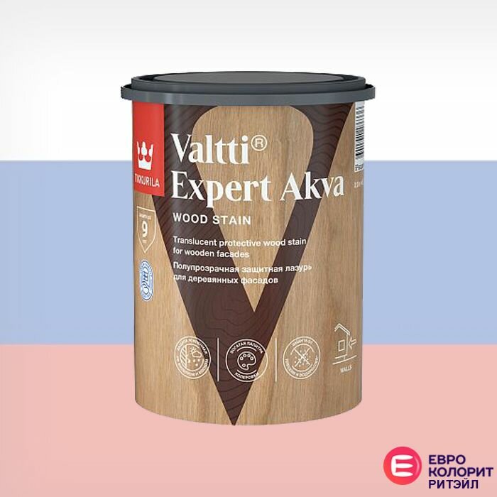 Tikkurila/Tikkivala Valtti Expert Akva Антисептик для дерева 0,9 л