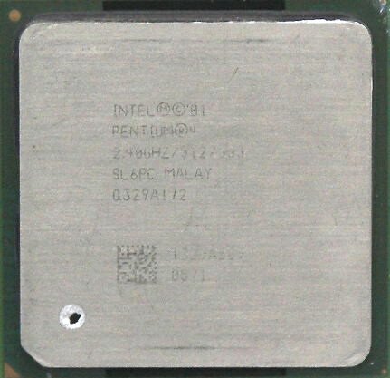 Процессор Socket-478 Intel Pentium 4 Northwood 2,4GHz/512/533 SL6PC Malay 7 lines