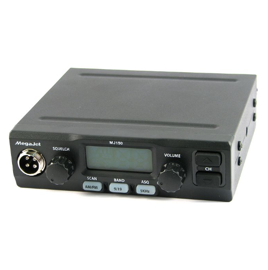 Радиостанция Megajet MJ-150 8Вт 450 каналов микрофон-тангета кабель питания