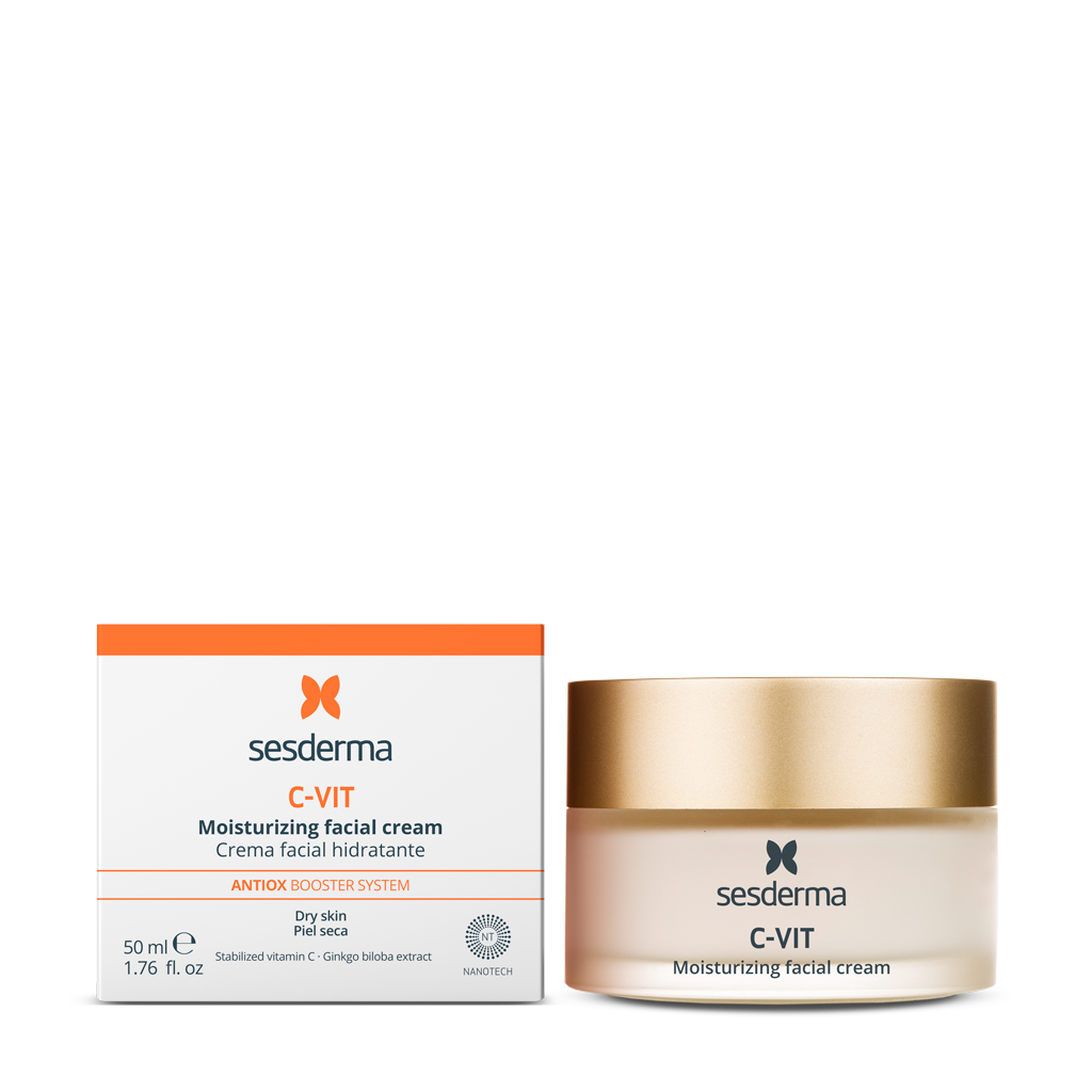 SesDerma C-Vit Moisturizing Facial Cream Увлажняющий крем для лица с витамином С, 50 мл
