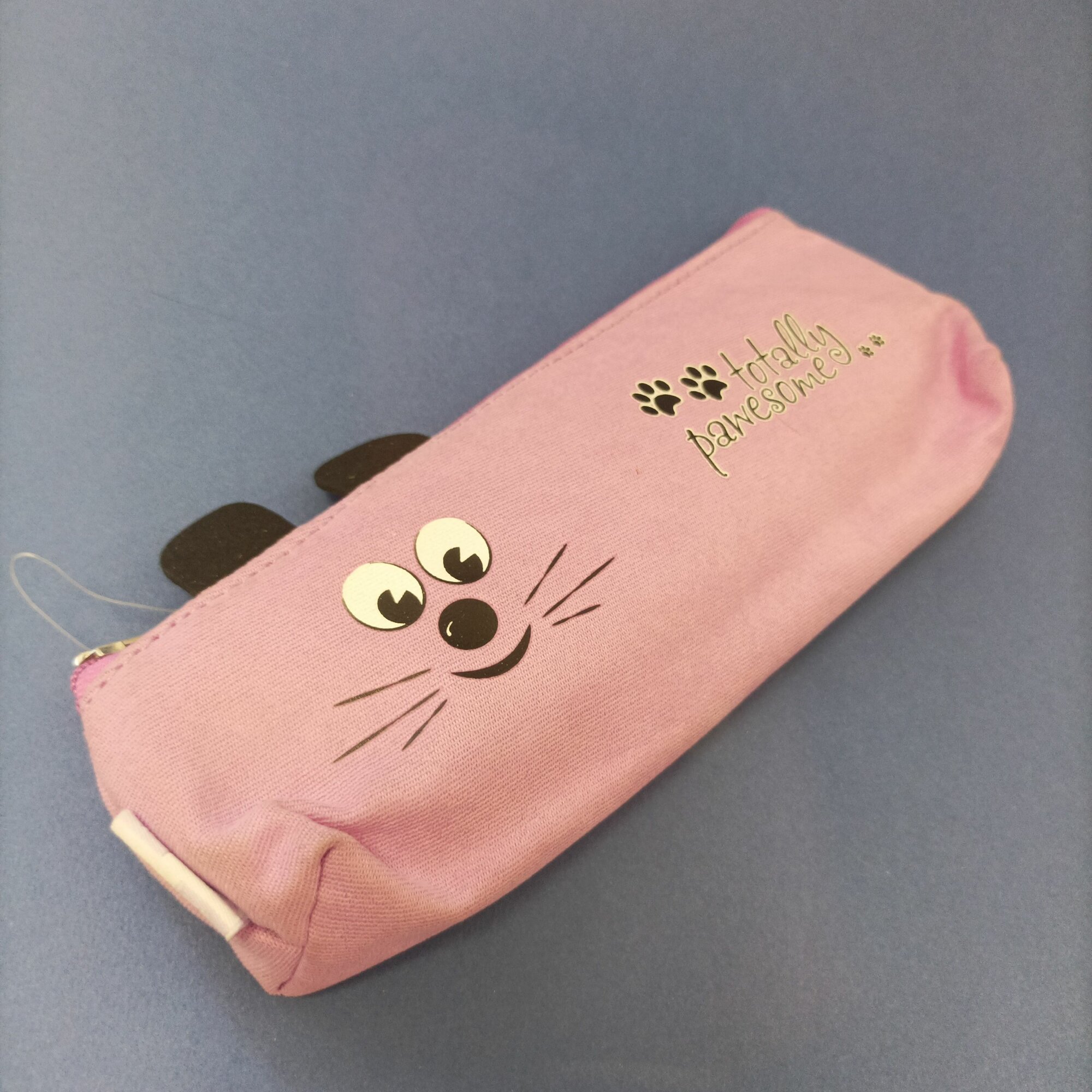 Пенал "Сиреневая Мышь", 1 отделение, 20*7,5/5*4,5 см,